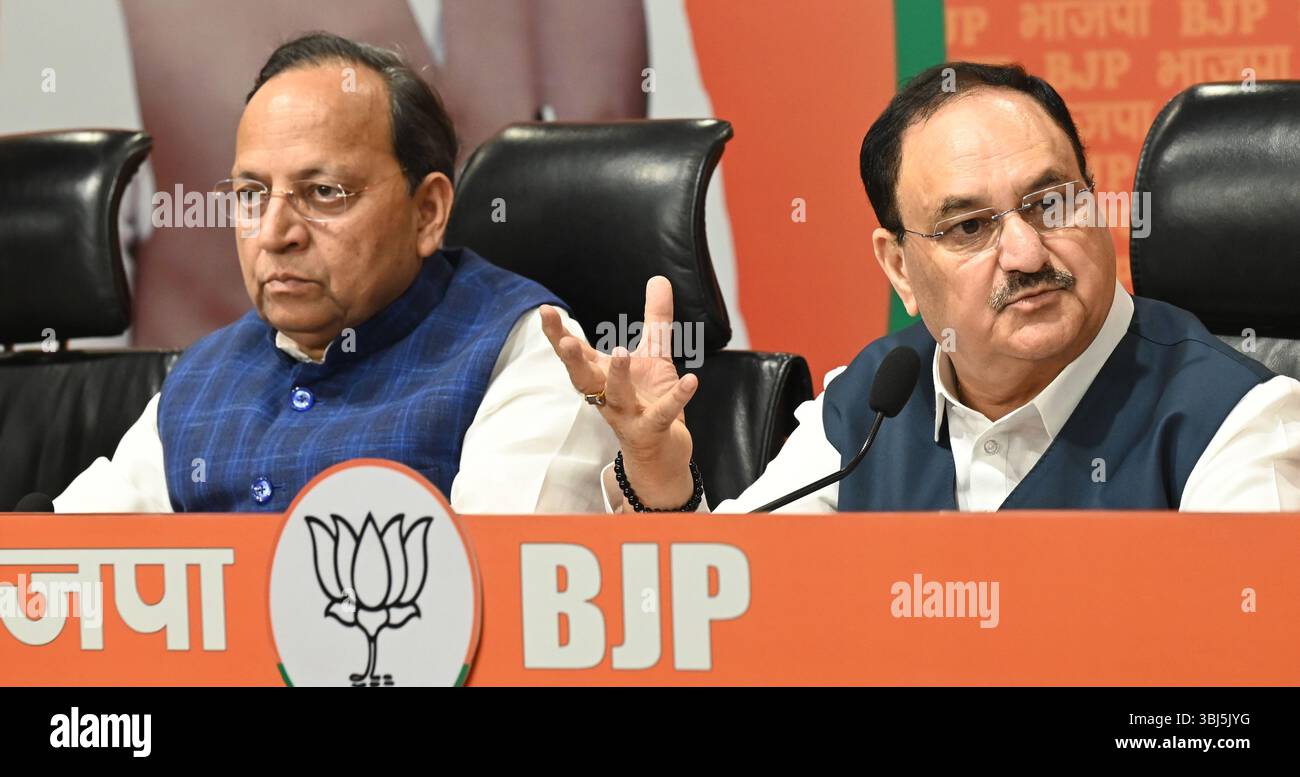 New Delhi, India. 13th June, 2025. NEW DELHI, INDIA - JUNE 9: BJP ...