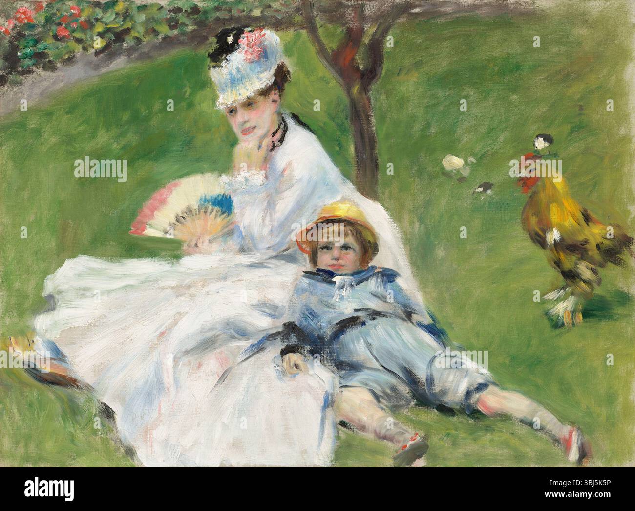 Madame Monet and Her Son, 1874. Found in the Collection of Ailsa Mellon ...