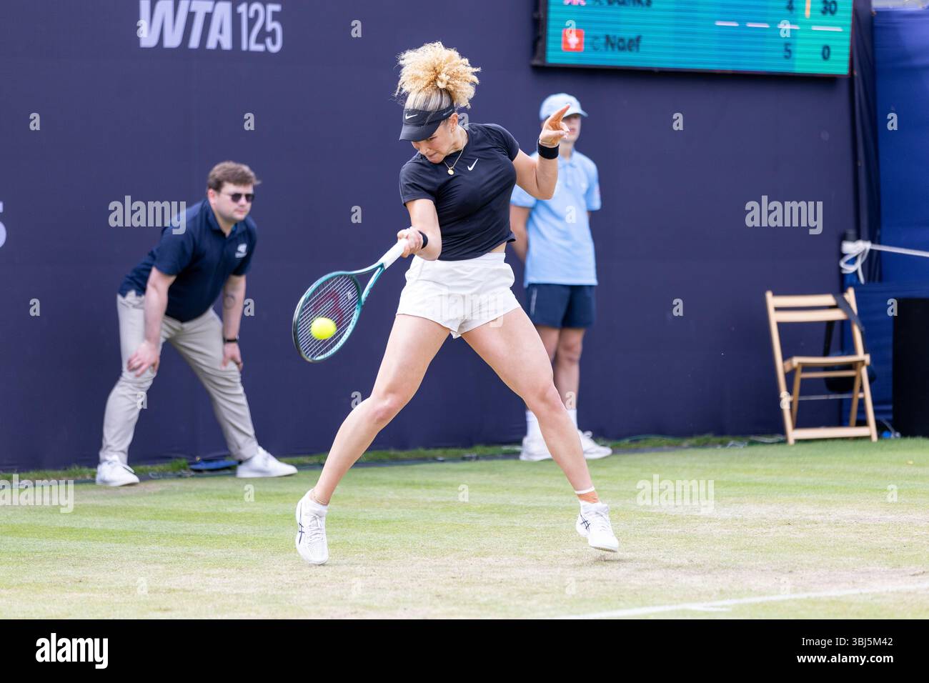 Lexus Ilkley Open 2025, WTA 125, Ilkley, Quarter-Finals, United Kingdom, 13 June 2024, Amarni ...