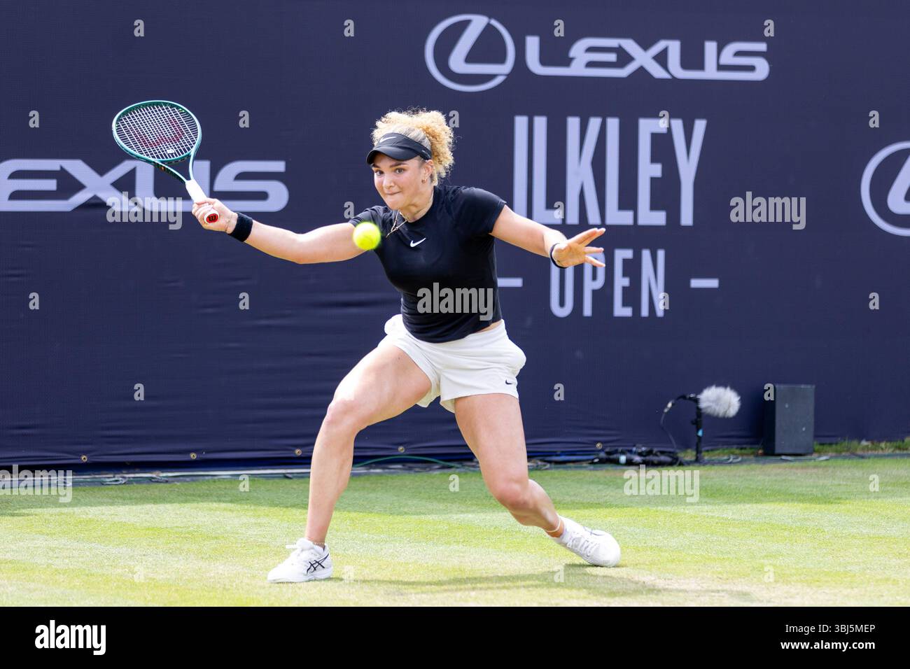 Lexus Ilkley Open 2025, WTA 125, Ilkley, Quarter-Finals, United Kingdom, 13 June 2024, Amarni ...