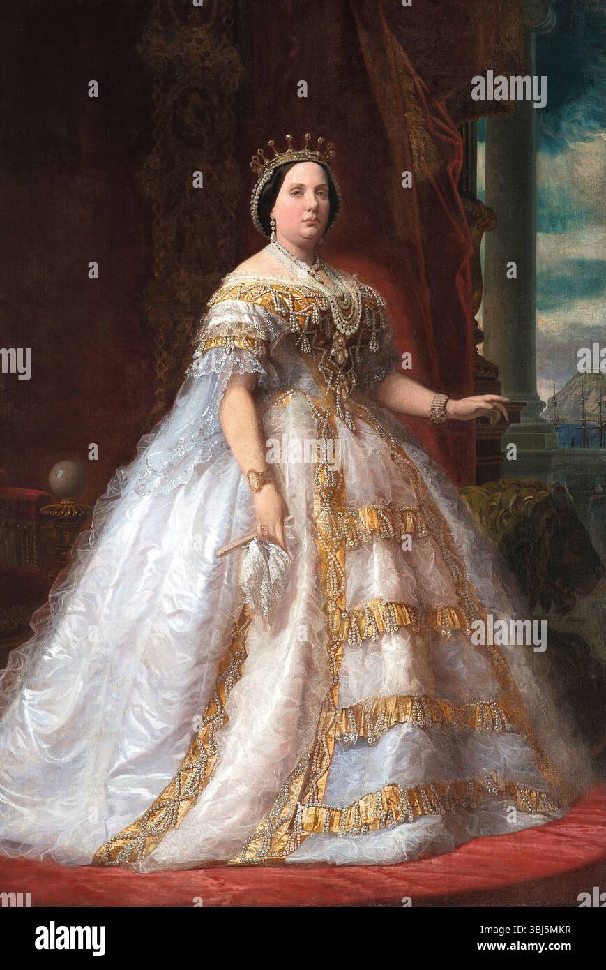Portrait of Isabella II of Spain (1830-1904), c1860. Found in the ...