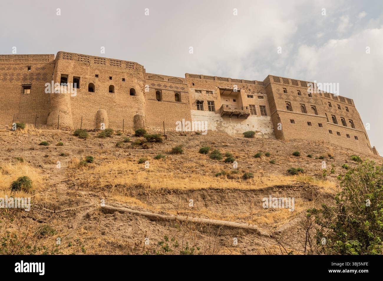Walls of Erbil citadel in Erbil (Hawler), Kurdistan Region of Iraq ...