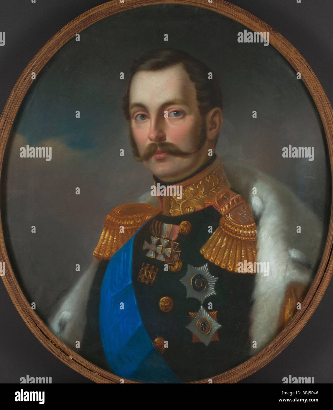 Portrait of Emperor Alexander II (1818-1881), 1856. Found in the ...