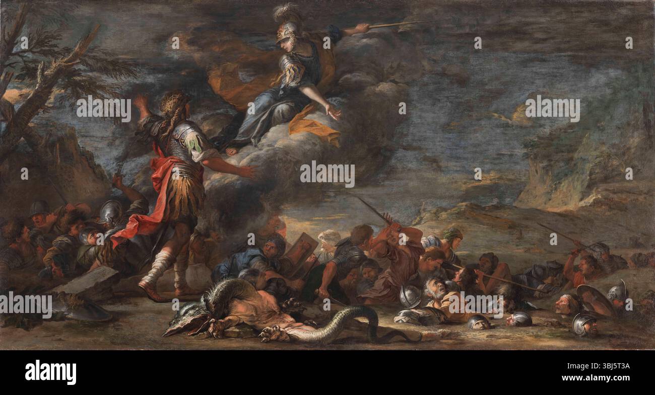 The Founding of Thebes (Cadmus founded Thebes), 1661. Found in the ...