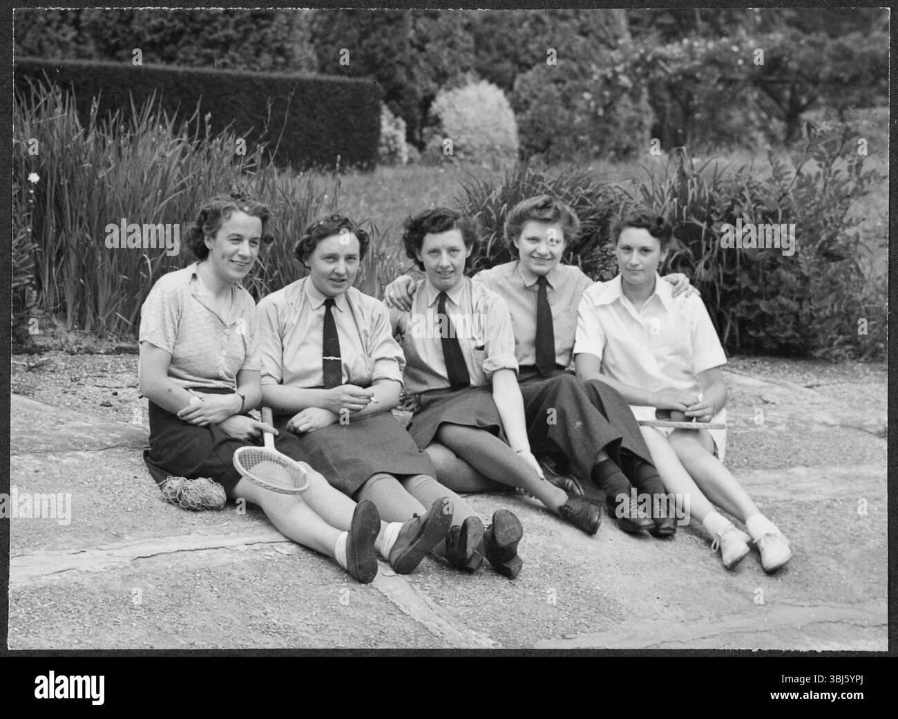 RAF Uxbridge, Hillingdon Road, Hillingdon, London, 1942-1943. A group ...