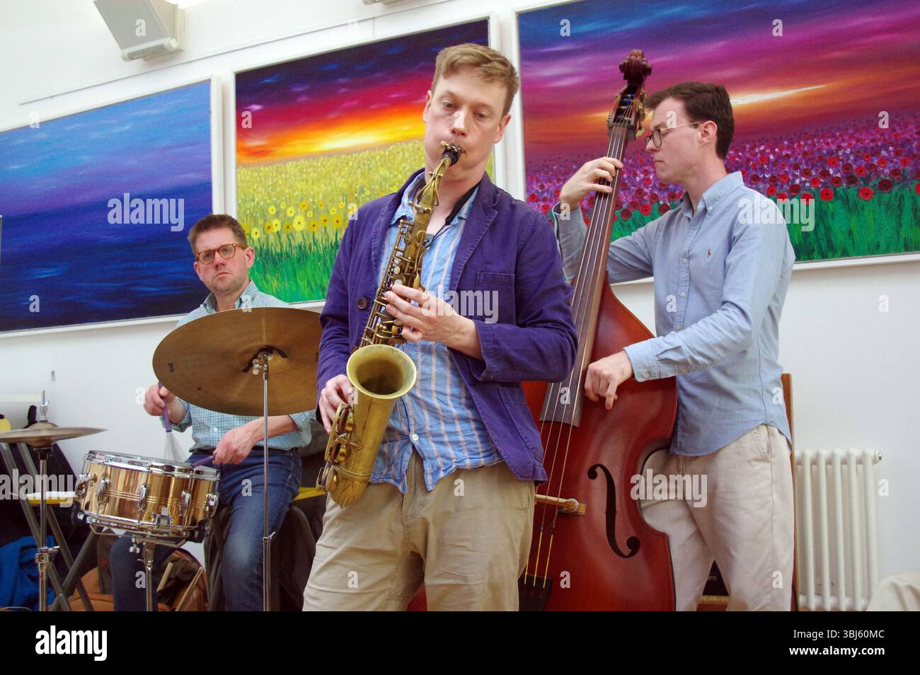 Sam Braysher, Matt Skelton and Jack Garside, Sam Braysher Quartet ...