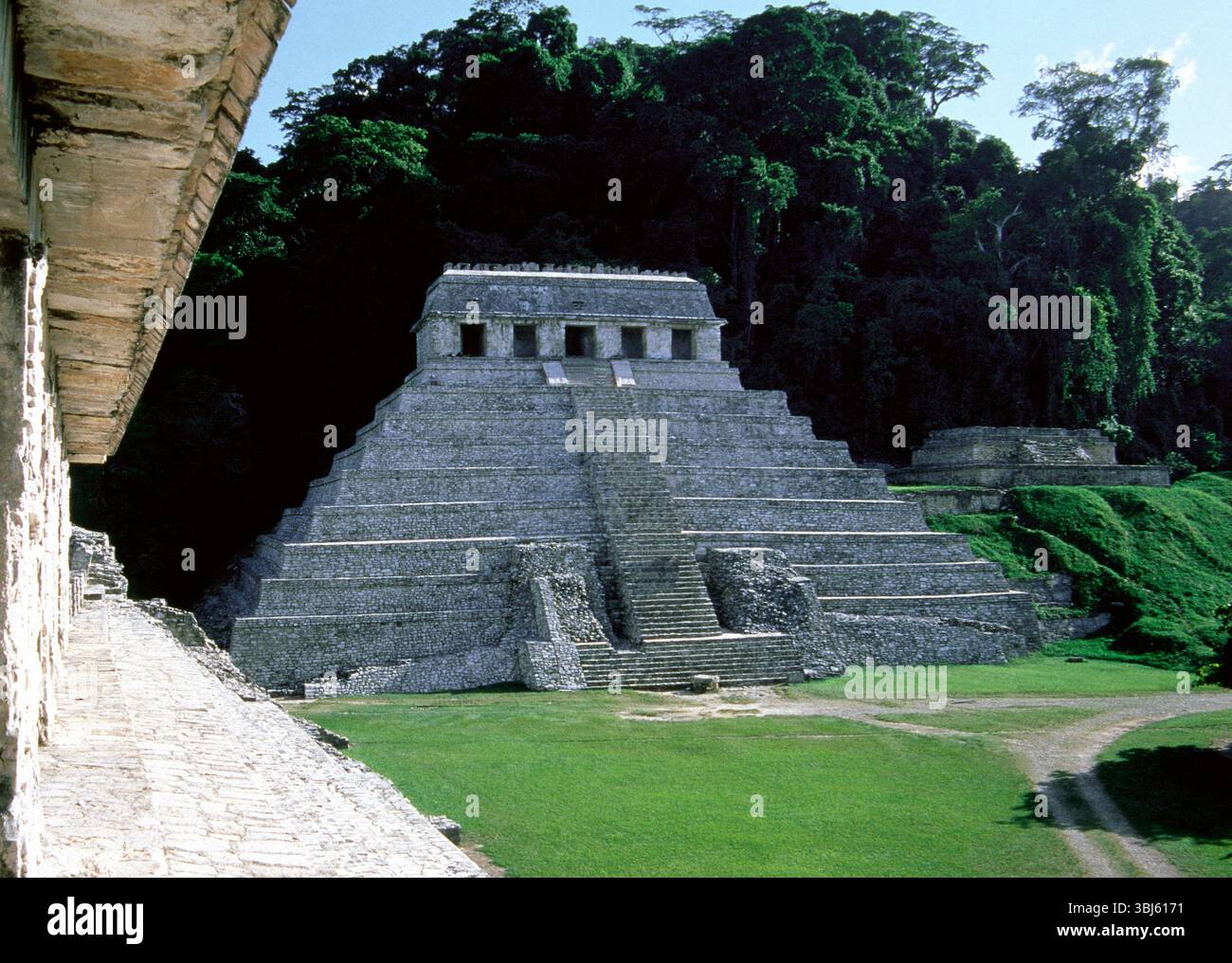 Temple of the Inscriptions, Palenque, Mexico, Mayan, 7th-8th centuries ...