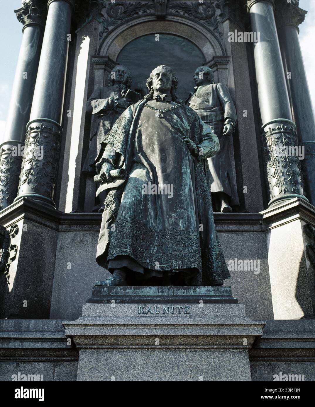 Statue of Wenzel Anton, Maria-Theresien Square, Vienna, Austria, 1888 ...