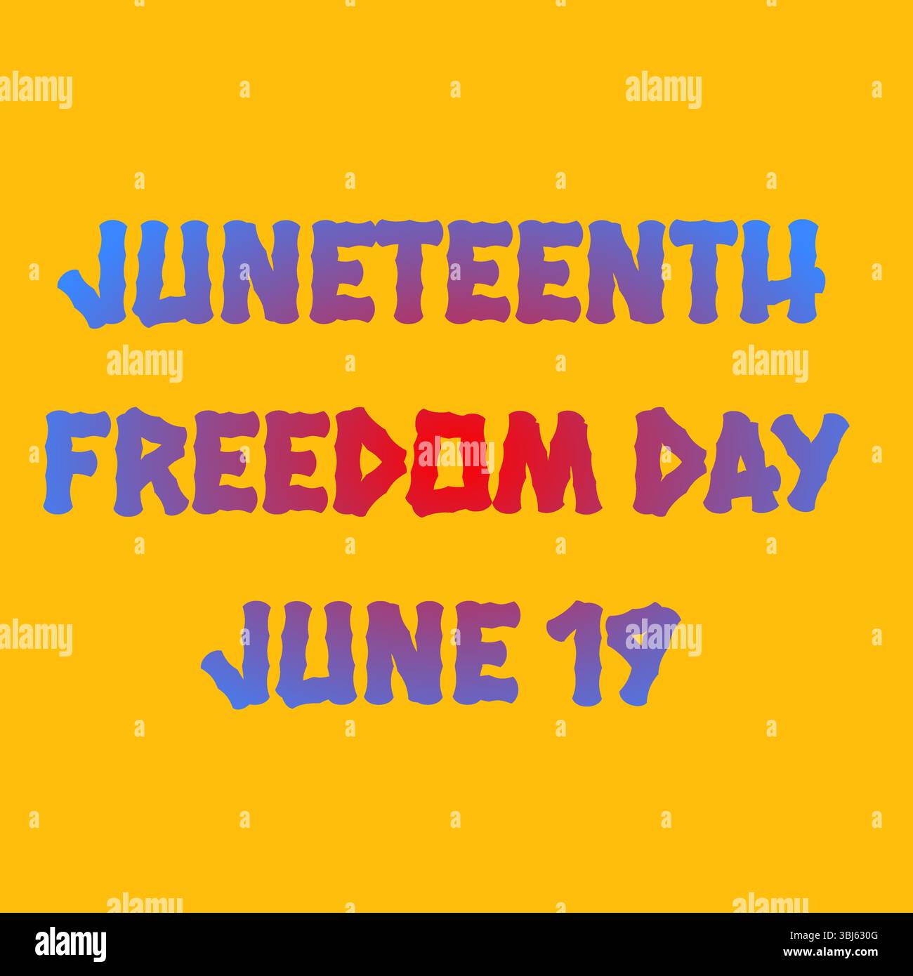 Juneteenth Freedom Day Celebration Vector Stock Vector Image & Art - Alamy