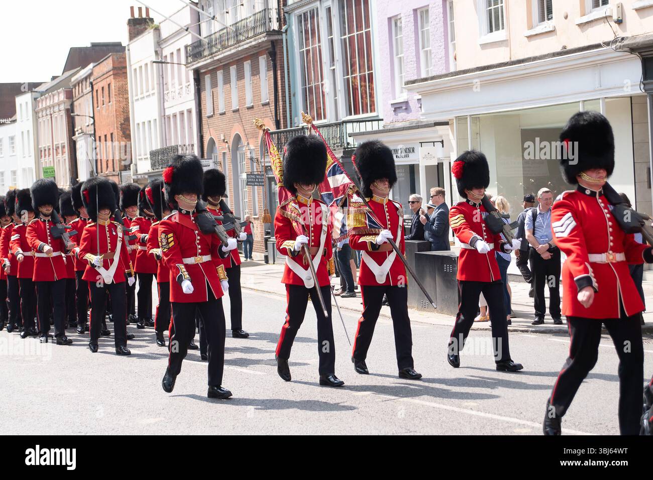 Windsor, Berkshire, UK. 13th June, 2025. Today the 1st Battalion ...