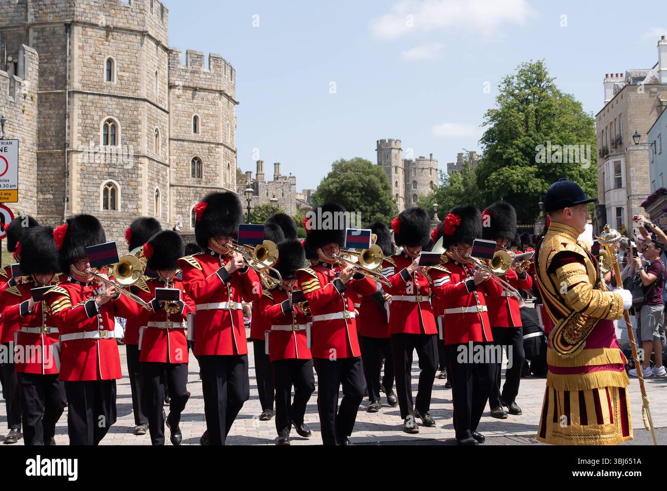Windsor, Berkshire, UK. 13th June, 2025. Today the 1st Battalion ...