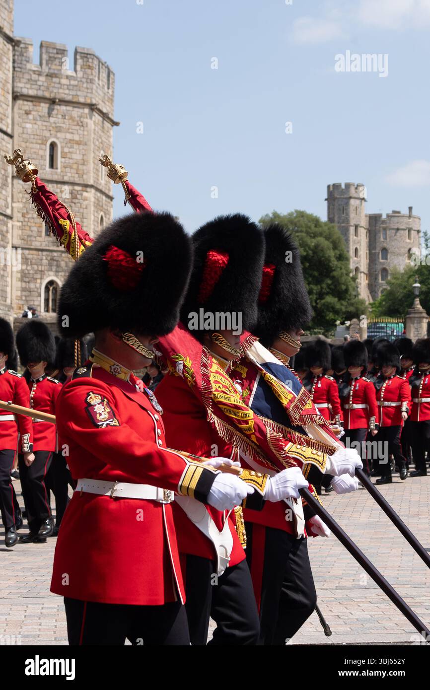 Windsor, Berkshire, UK. 13th June, 2025. Today the 1st Battalion ...