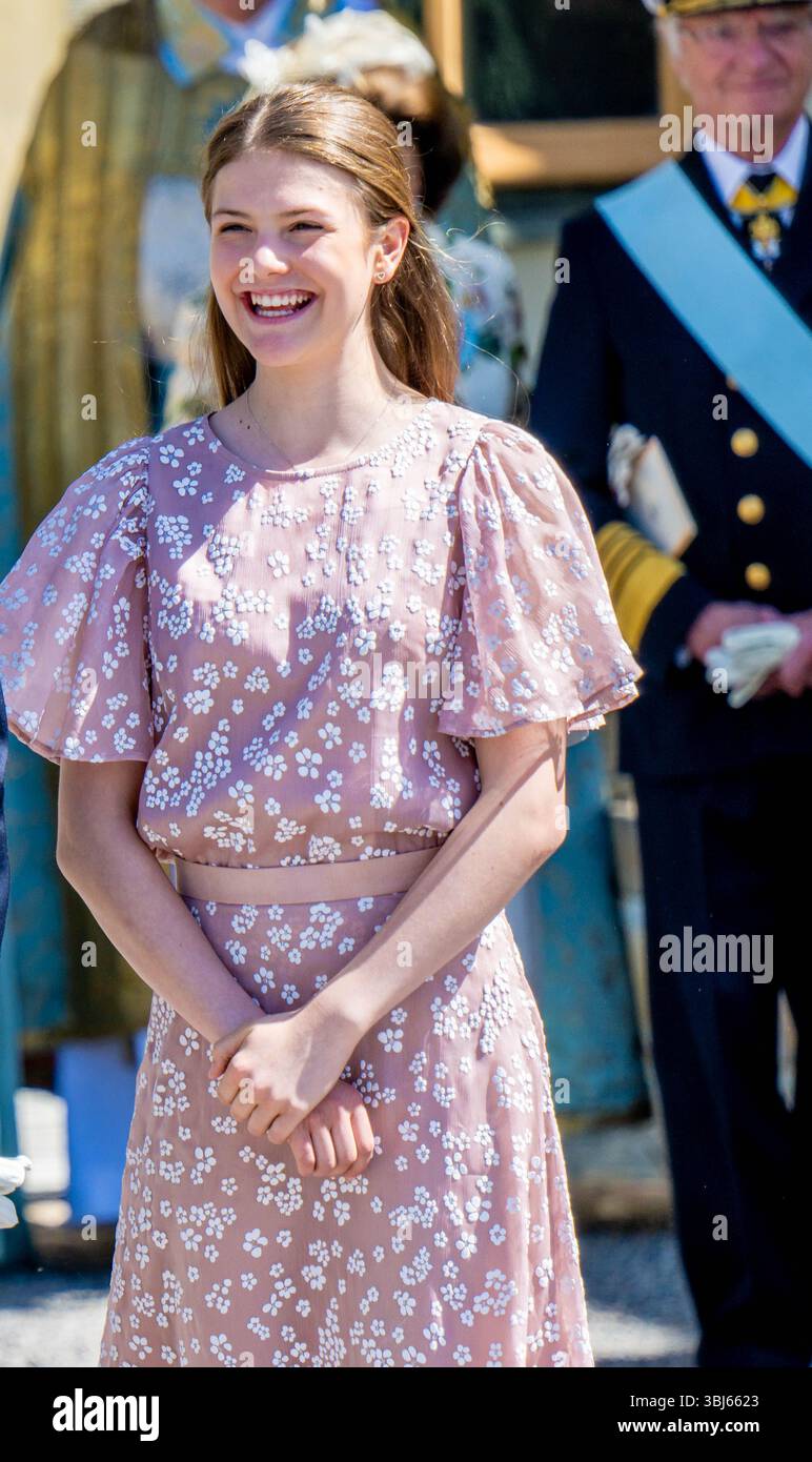 Princess Estelle at the christening of Princess Ines in the ...