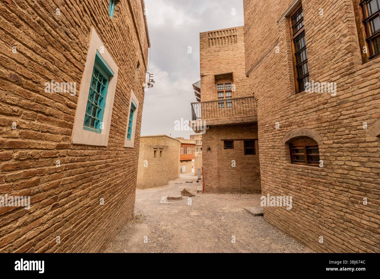Renovated alley at the Erbil citadel in Erbil (Hawler), Kurdistan ...