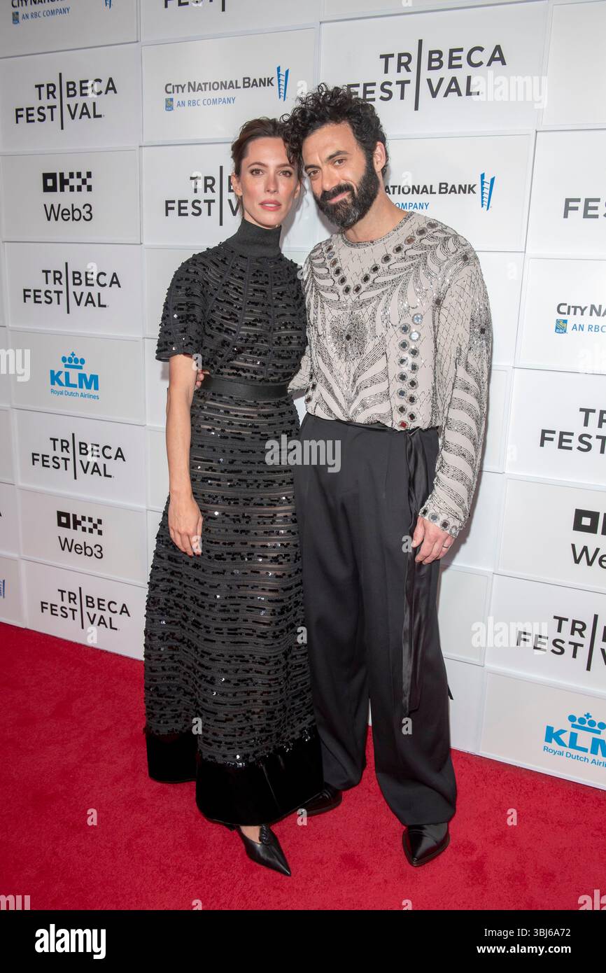 New York, United States. 12th June, 2025. (L-R) Rebecca Hall and Morgan ...