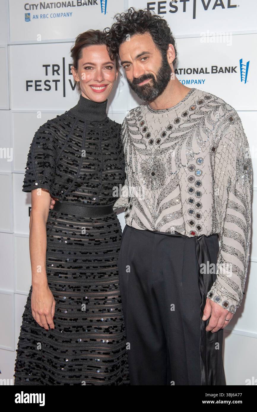 New York, United States. 12th June, 2025. (L-R) Rebecca Hall and Morgan ...
