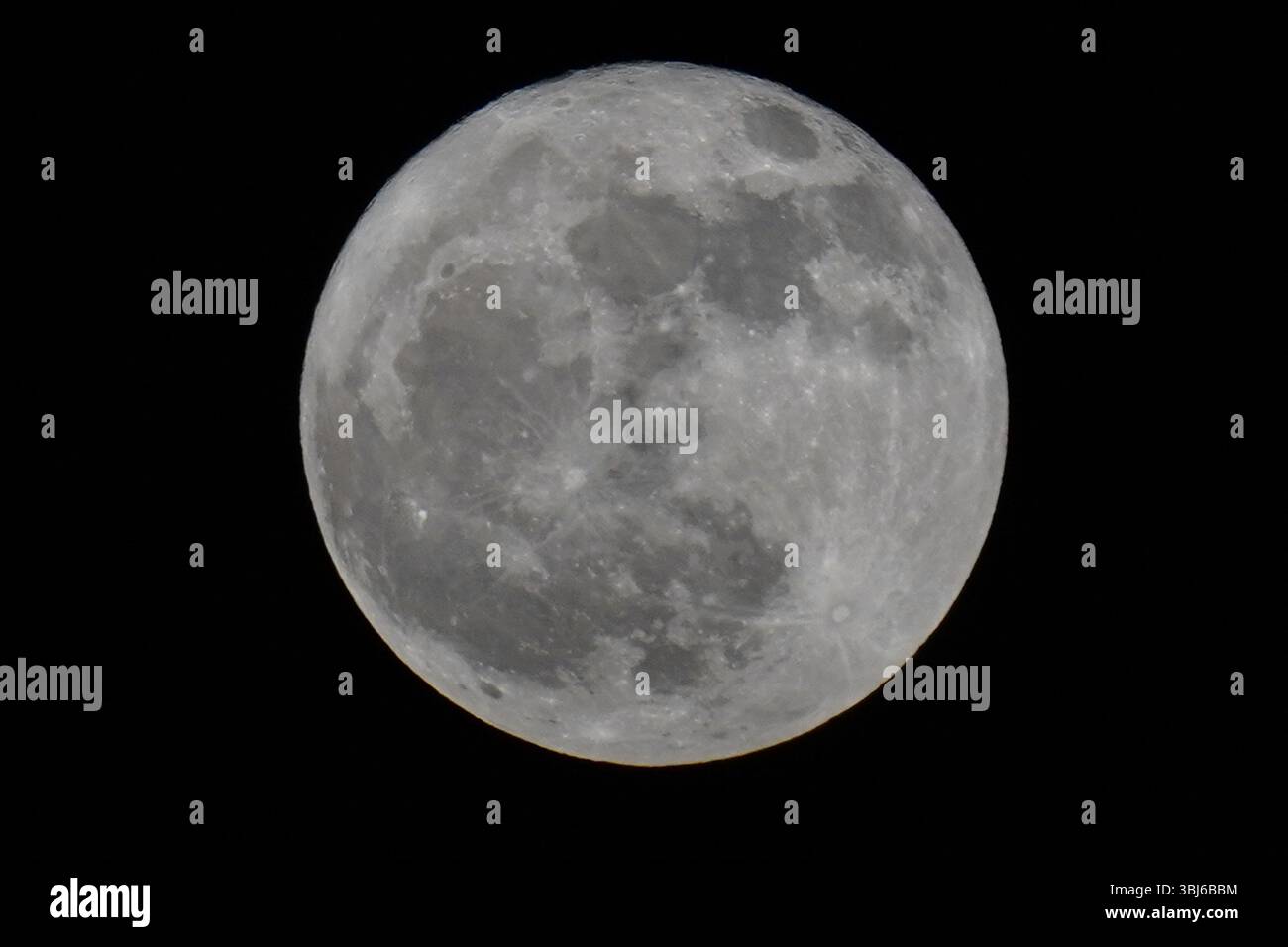 Ajmer, India. 11th June, 2025. Strawberry Moon, seen from Ajmer, India ...