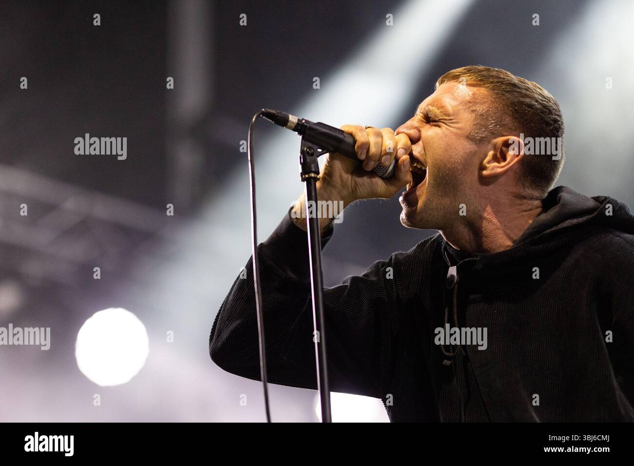 Porto, Portugal. 12th June, 2025. Graham Sayle of the British band High ...