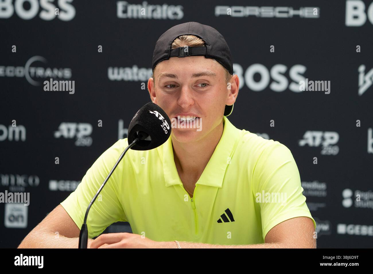 Stuttgart, Deutschland. 13th June, 2025. Justin Engel PK, Interview ...