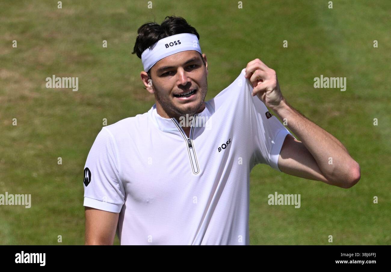Taylor Fritz (USA) Enttaeuschung enttaeuscht nach vergebener Chance ...