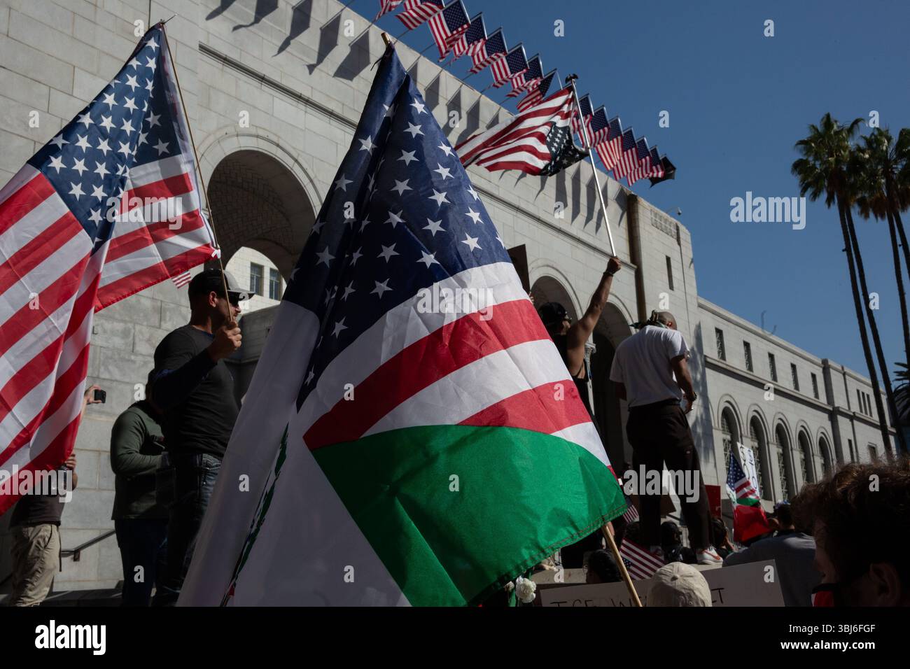 Rally against ice raids hi-res stock photography and images - Alamy