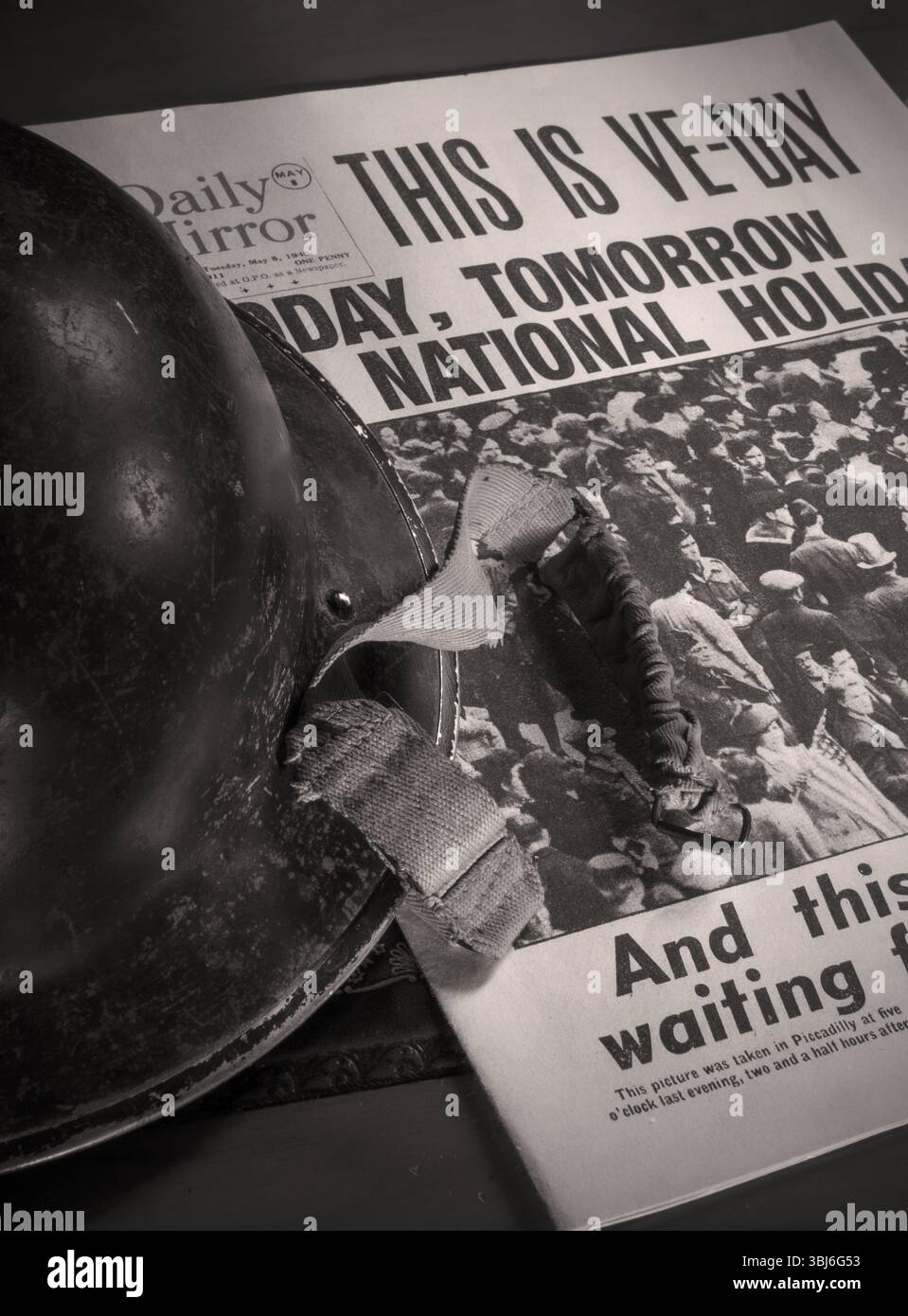 VE DAY Historic Daily Mirror newspaper headline 'This is VE Day' May ...