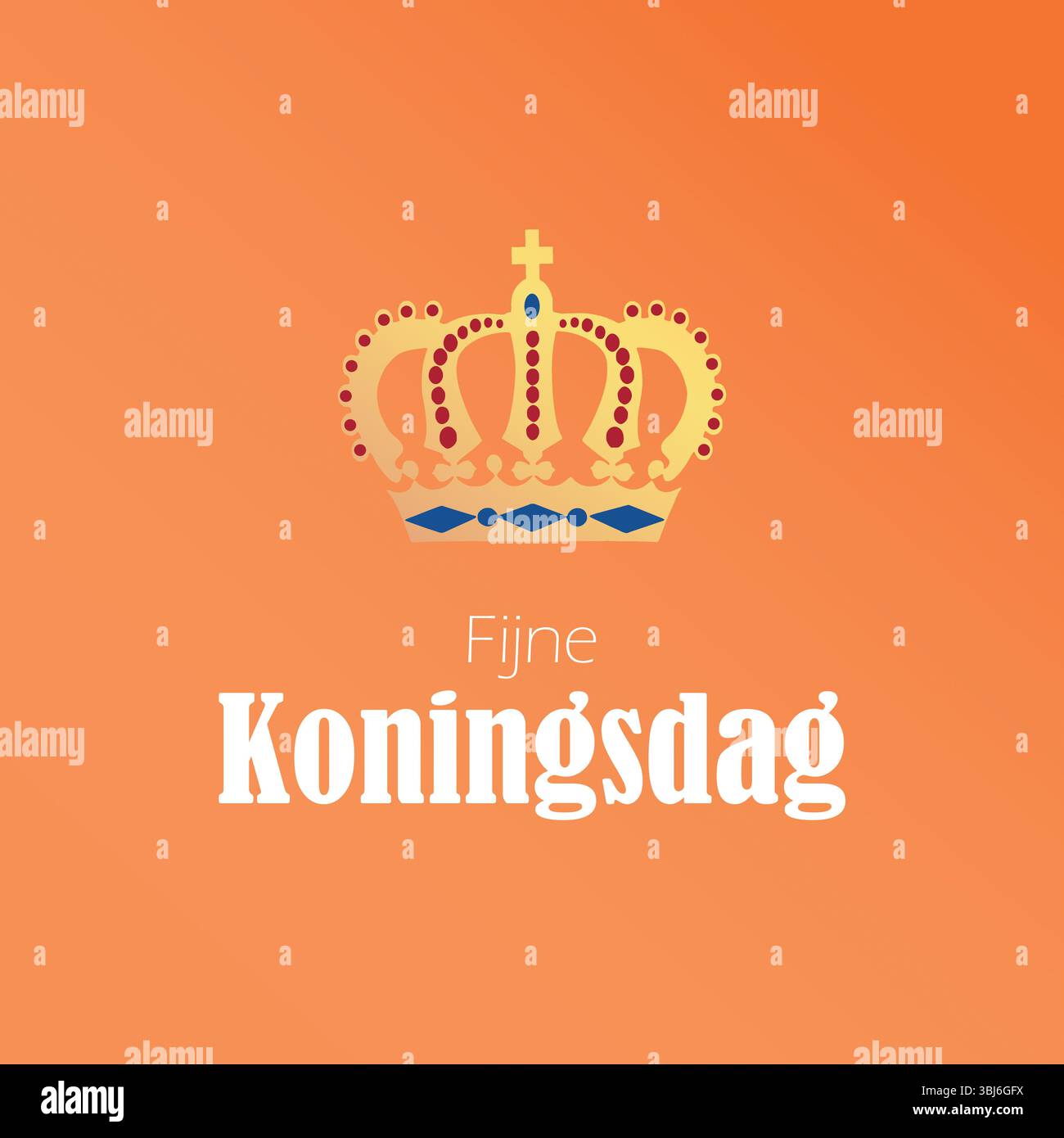 Kings birthday party amsterdam Stock Vector Images - Alamy