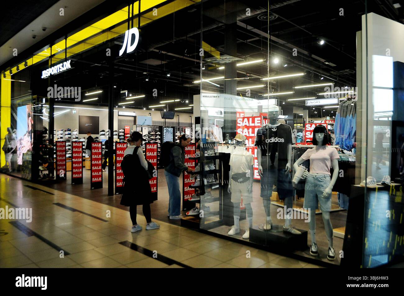 Copenhagen/ Denmark/13 june 2025/ sale at JD sports store in danish ...