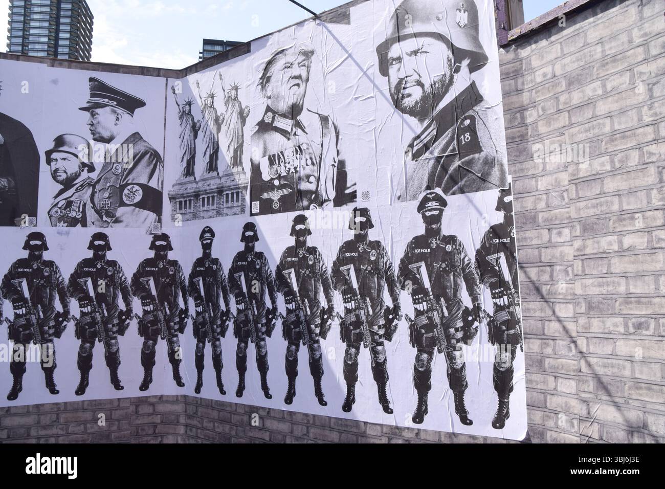 London, UK. 13th June 2025. New artwork from the 'Turd Reich' series ...