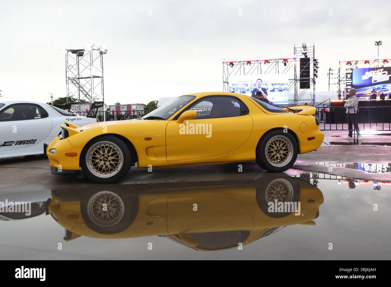 Atmosphere view of the IMPACT Speed Fest 2025 a gathering of cars and ...