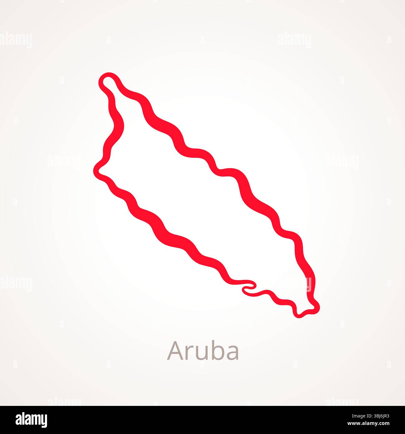 Blank aruba map hi-res stock photography and images - Alamy