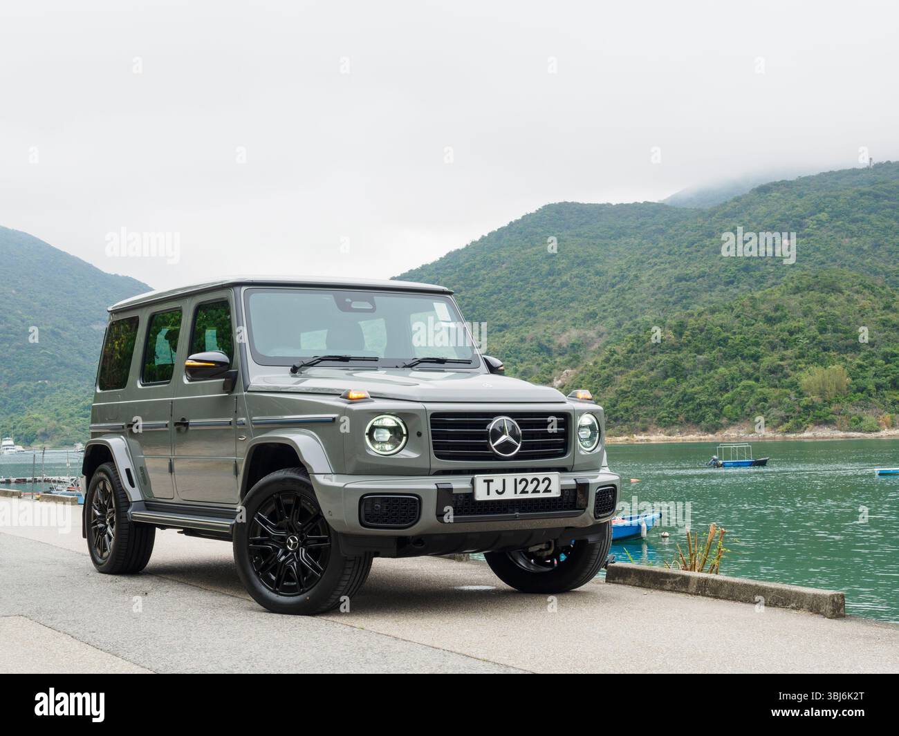 Hong Kong, China April 11 , 2025 : Mercedes-Benz G580e SUV April 11 ...