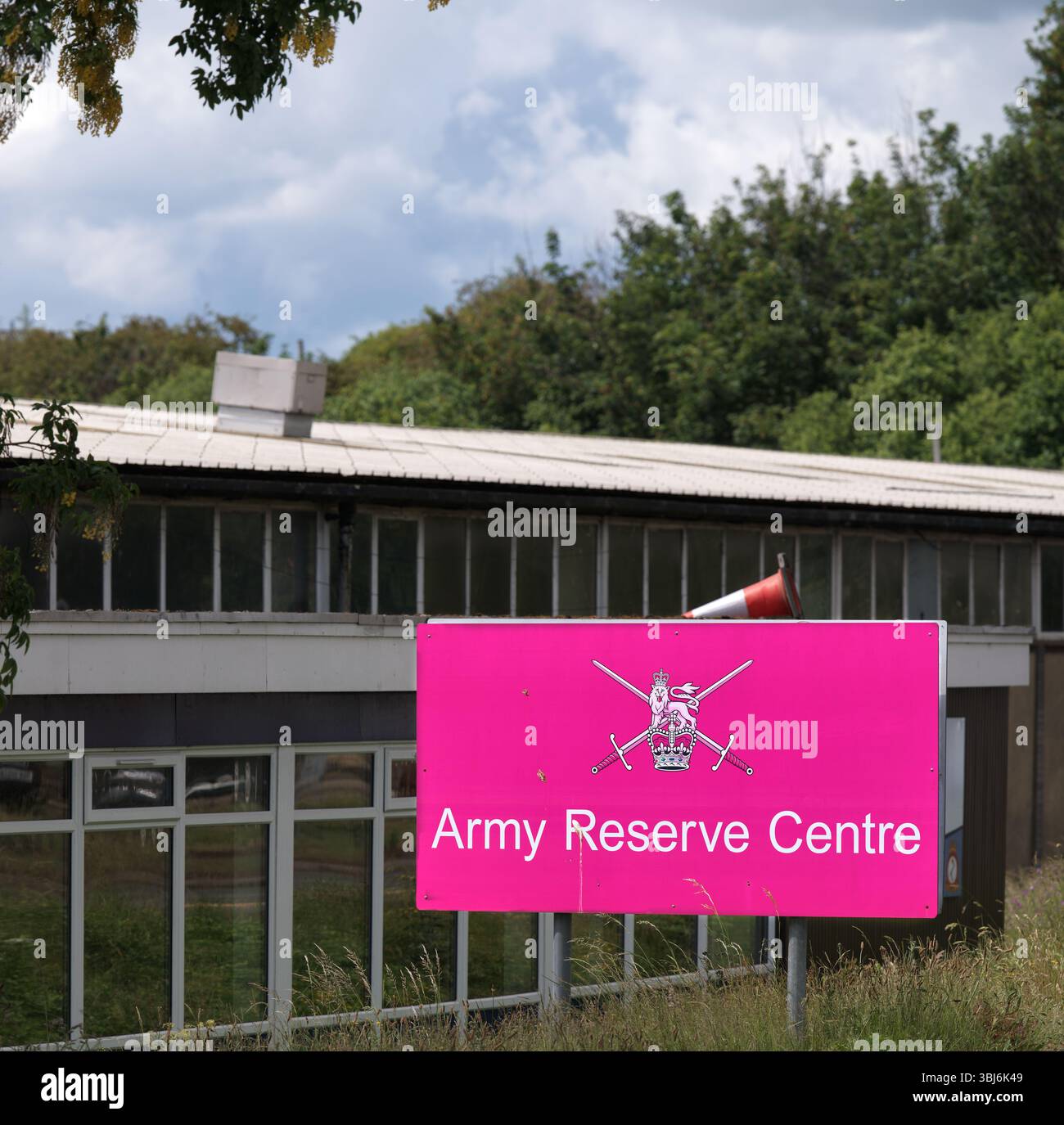 Army Reserve Centre, Corby, England Stock Photo - Alamy