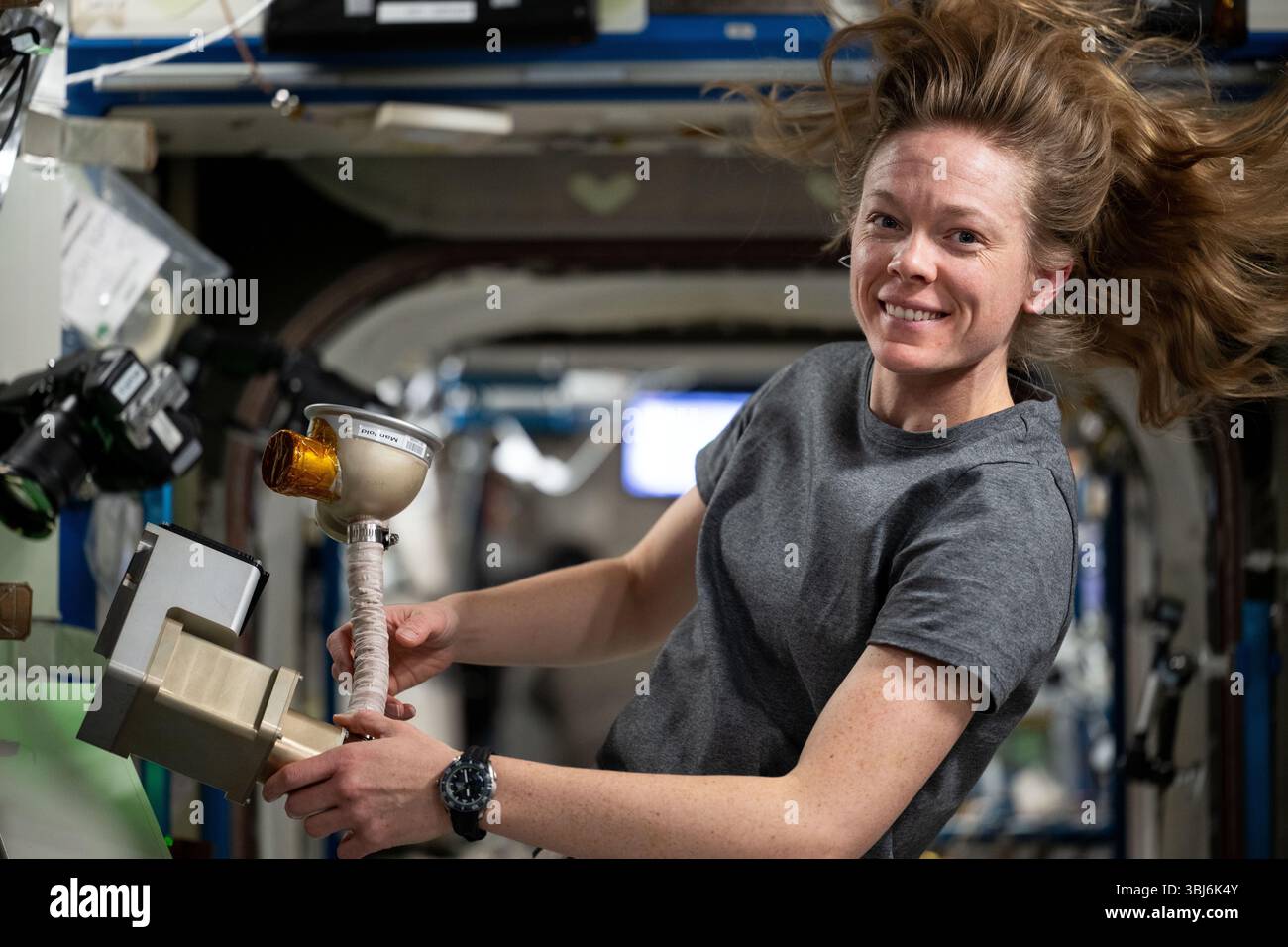 International Space Station, Earth Orbit. 29 May, 2025. NASA astronaut ...