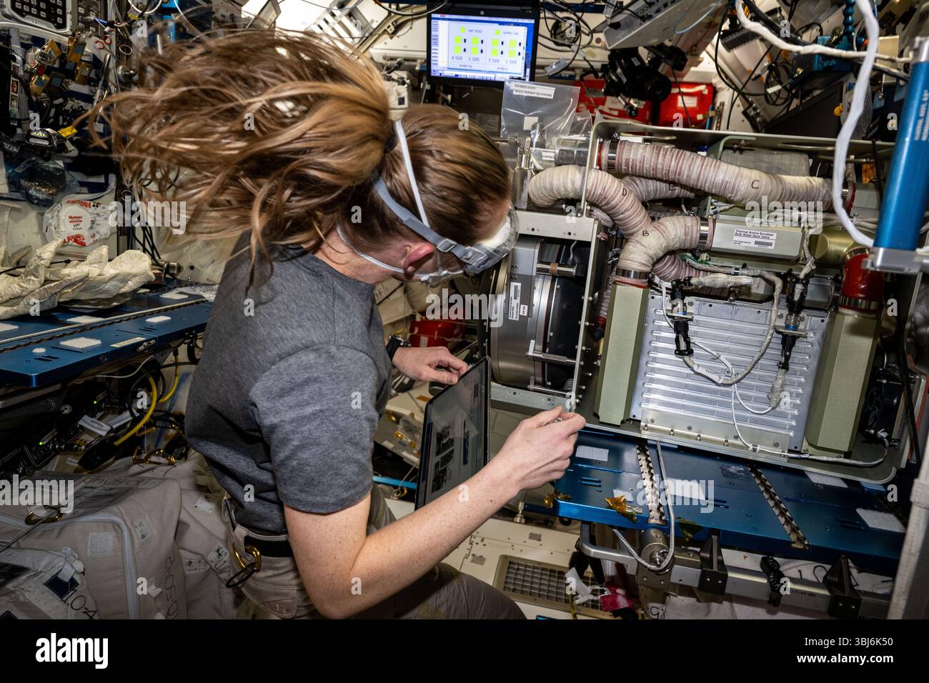 International Space Station, Earth Orbit. 27 May, 2025. NASA astronaut ...