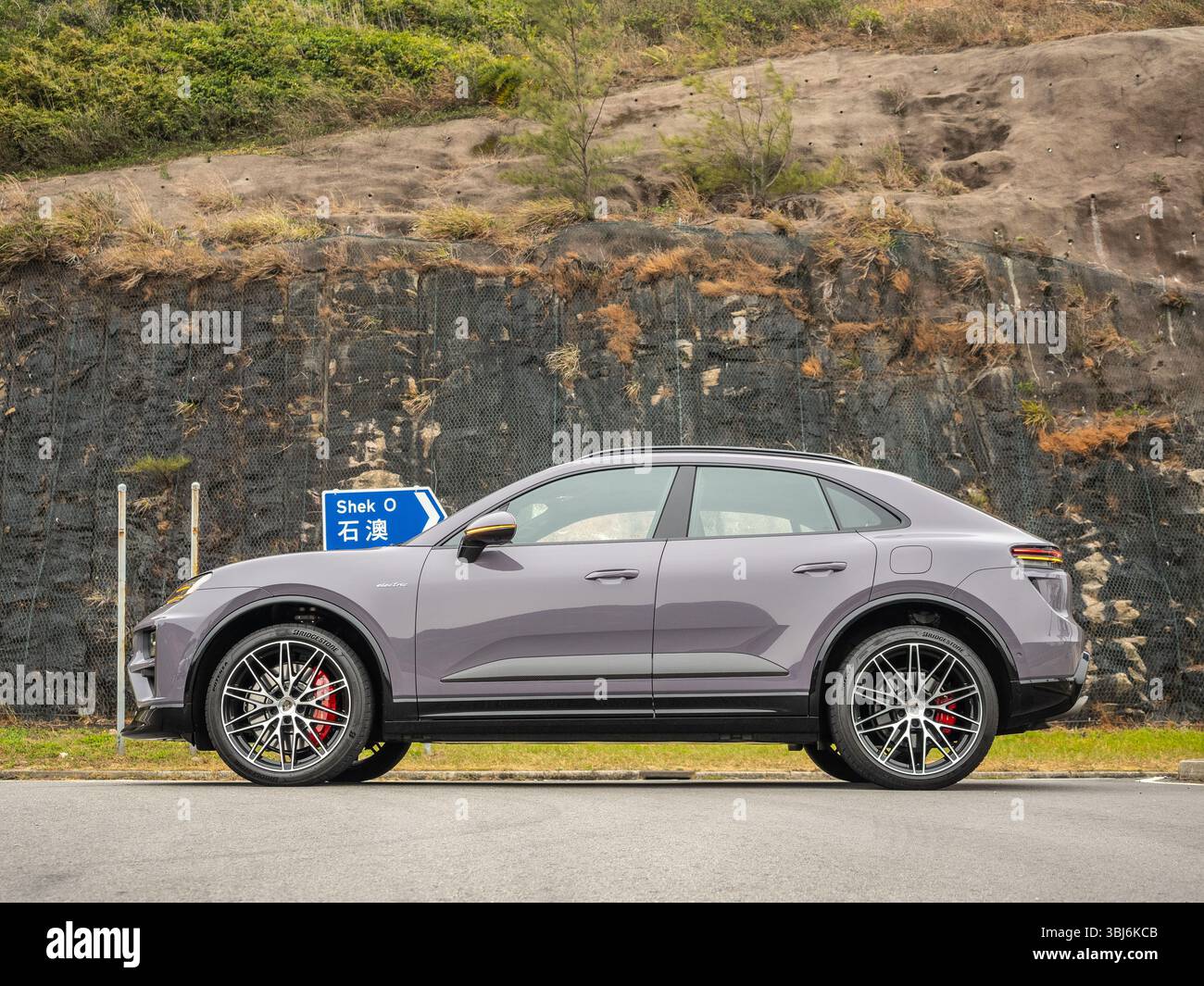 Hong Kong, China Jan 24 , 2025 : Porsche Macan Turbo EV Test Drive Day ...