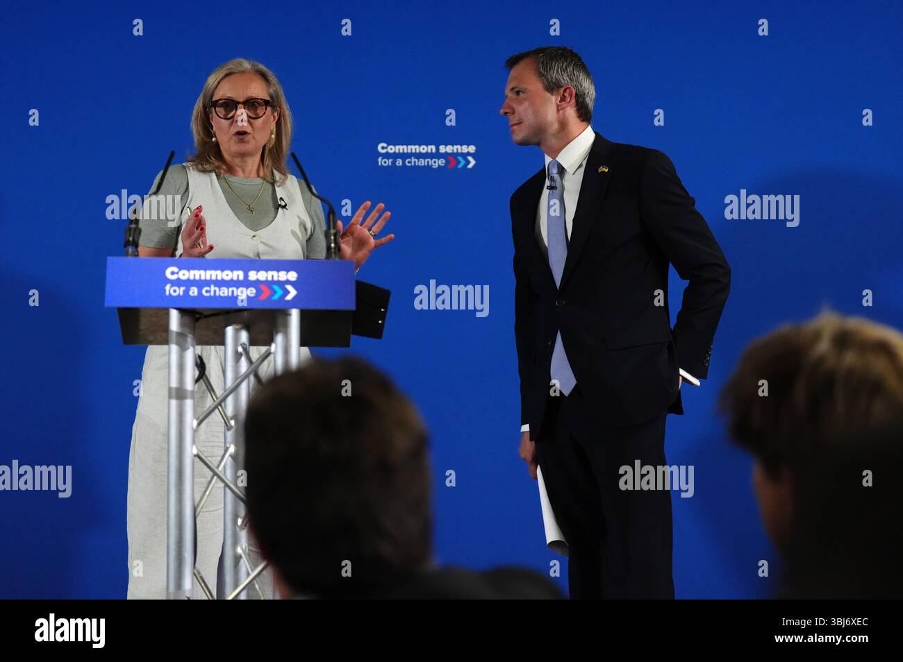 Rachael Hamilton MSP, Deputy Leader of the Scottish Conservative and Unionist Party alongside ...