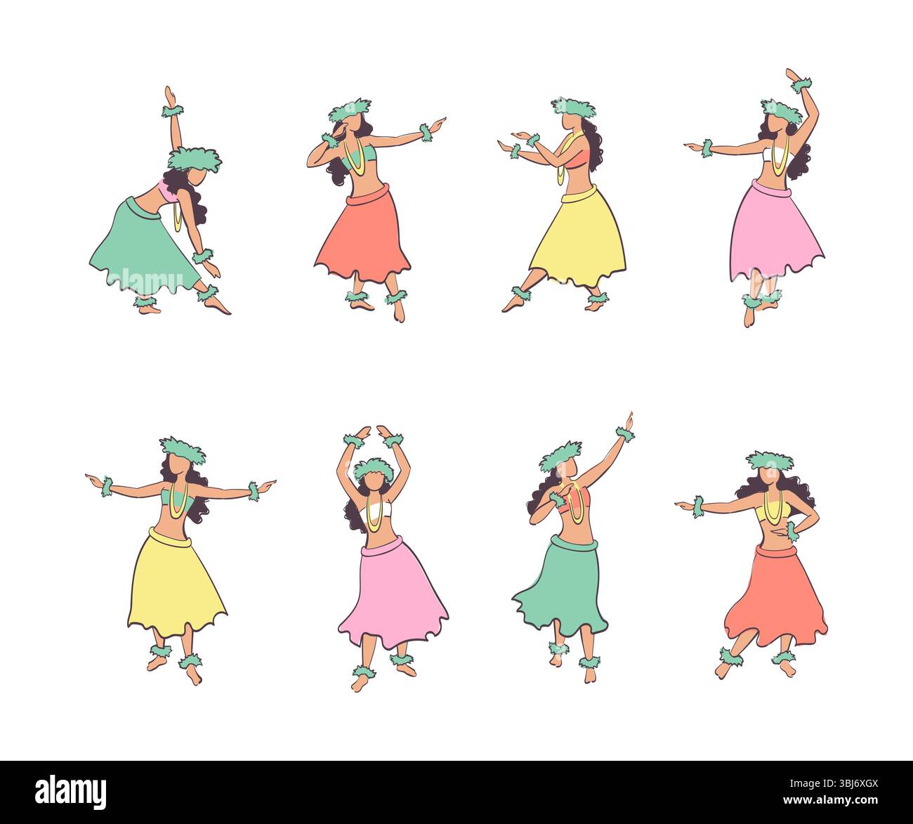 Woman performing hawaiian hula hi-res stock photography and images - Alamy