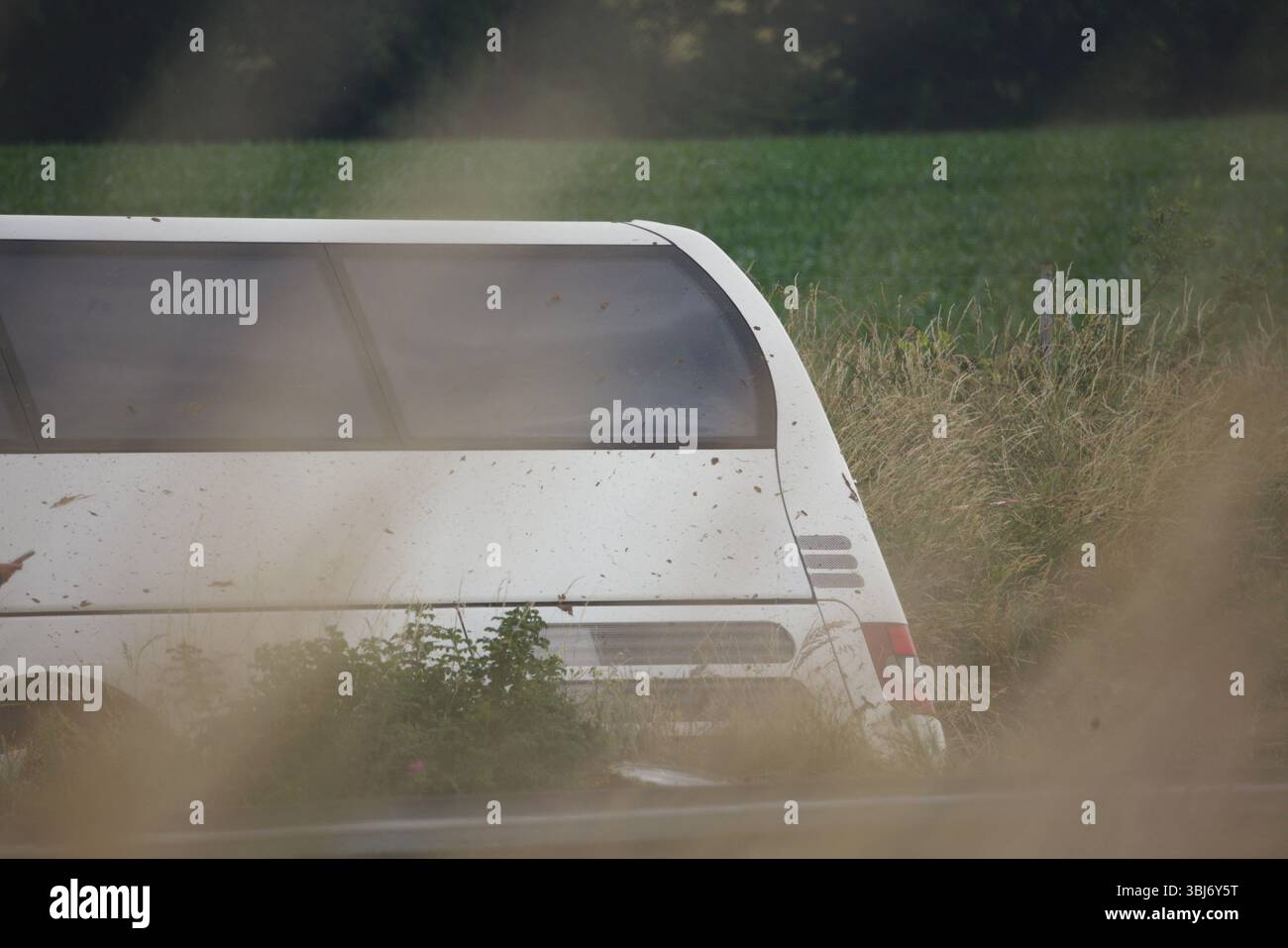 Degre, France. 13th June, 2025. A serious road accident occurred on the ...