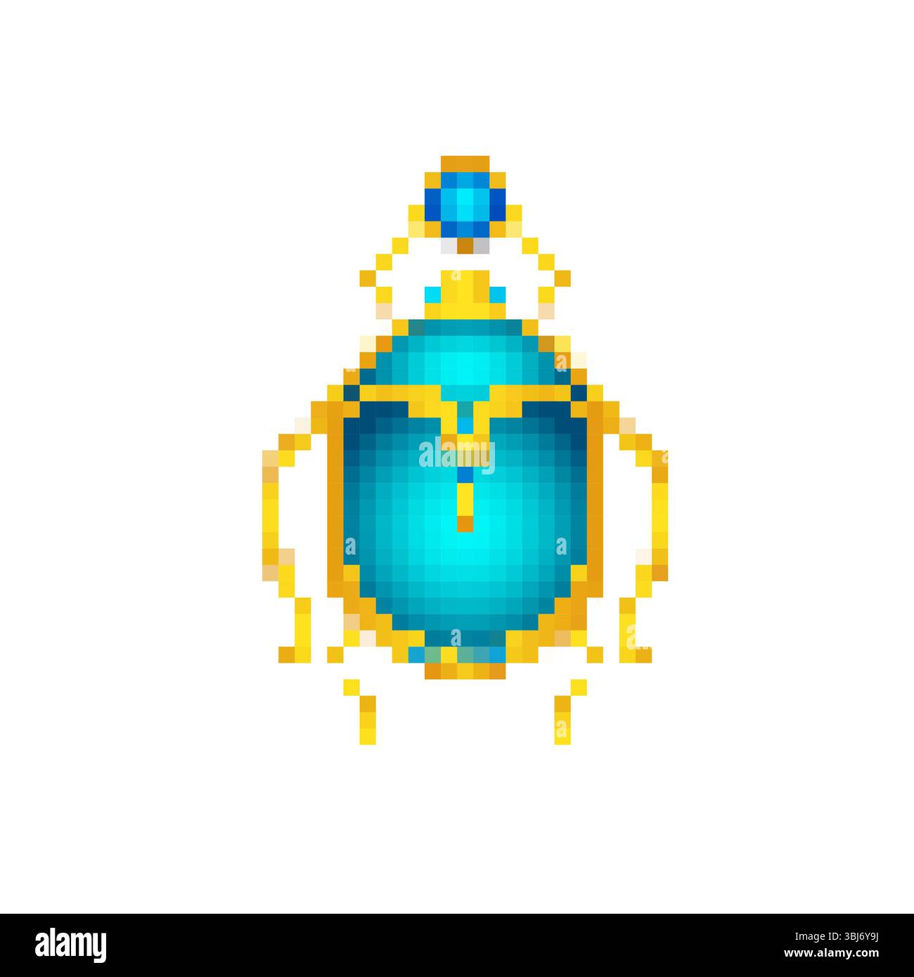 Gold jewel scarab Stock Vector Images - Alamy