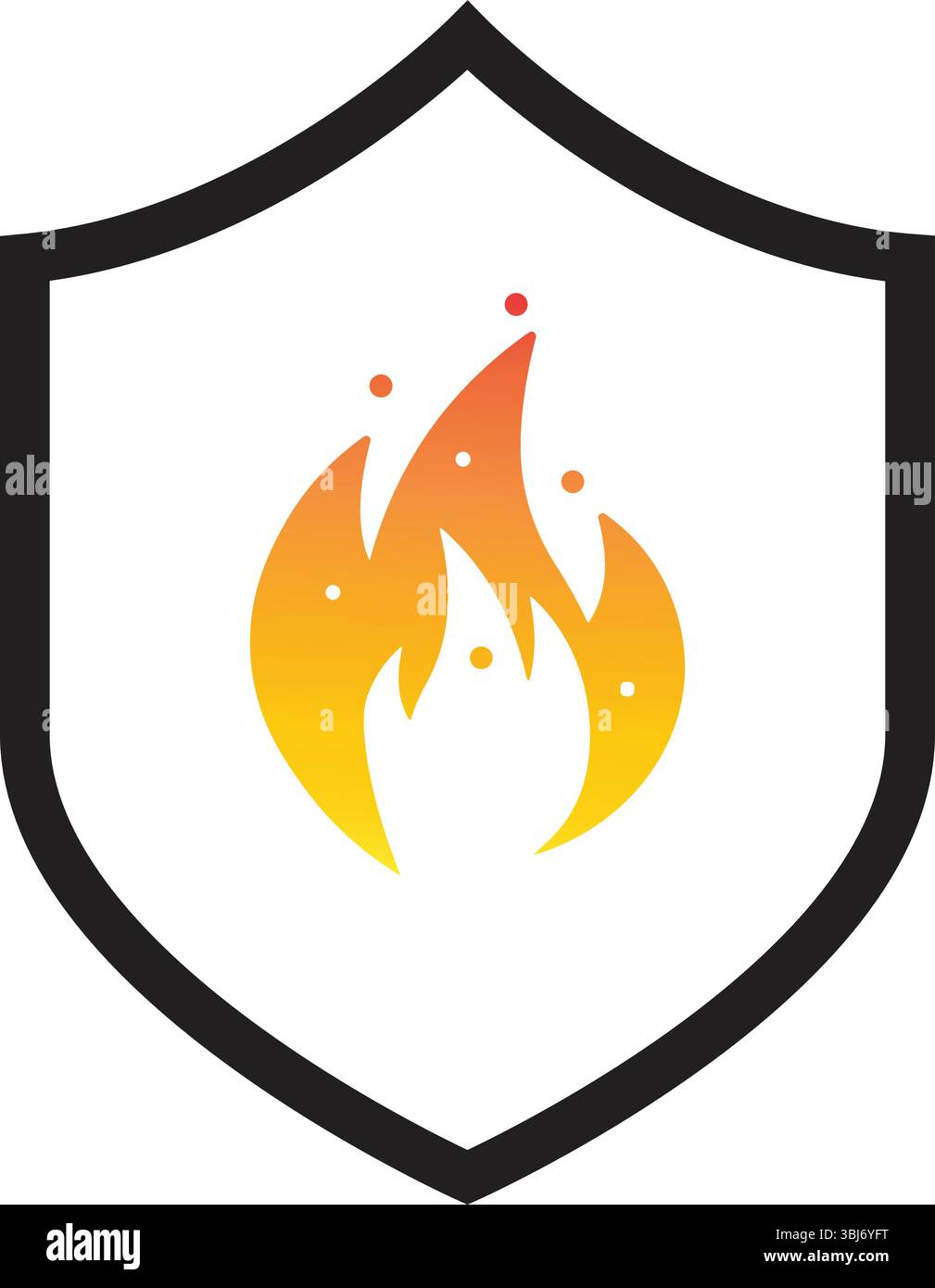 Fireproof shield Stock Vector Images - Alamy