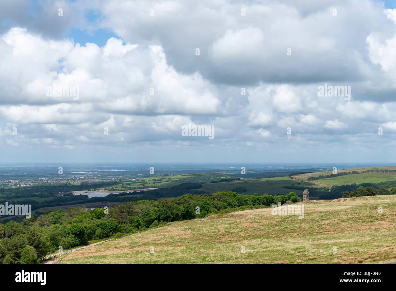 The Pigeon Tower at Rivington Terraced Gardens as seen from Rivington ...