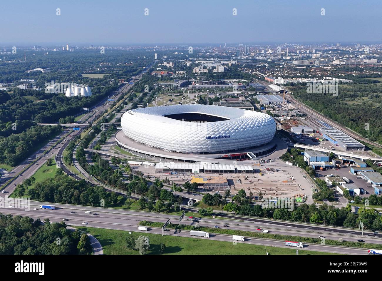 ALLIANZ ARENA ,Heimspielstaette des FC Bayern Muenchen ...