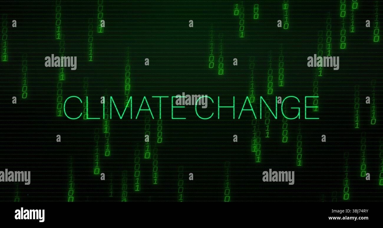 Neon green climate change text hi-res stock photography and images - Alamy