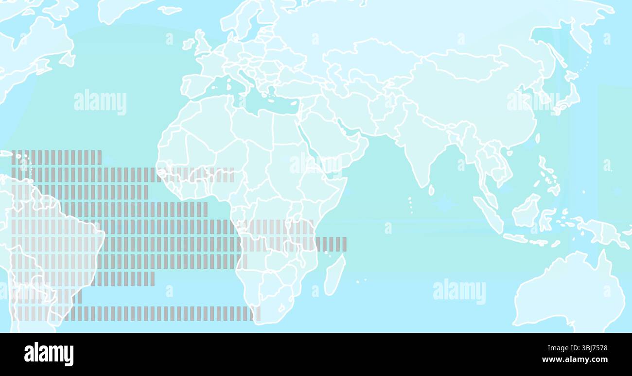World continents outline map hi-res stock photography and images - Alamy