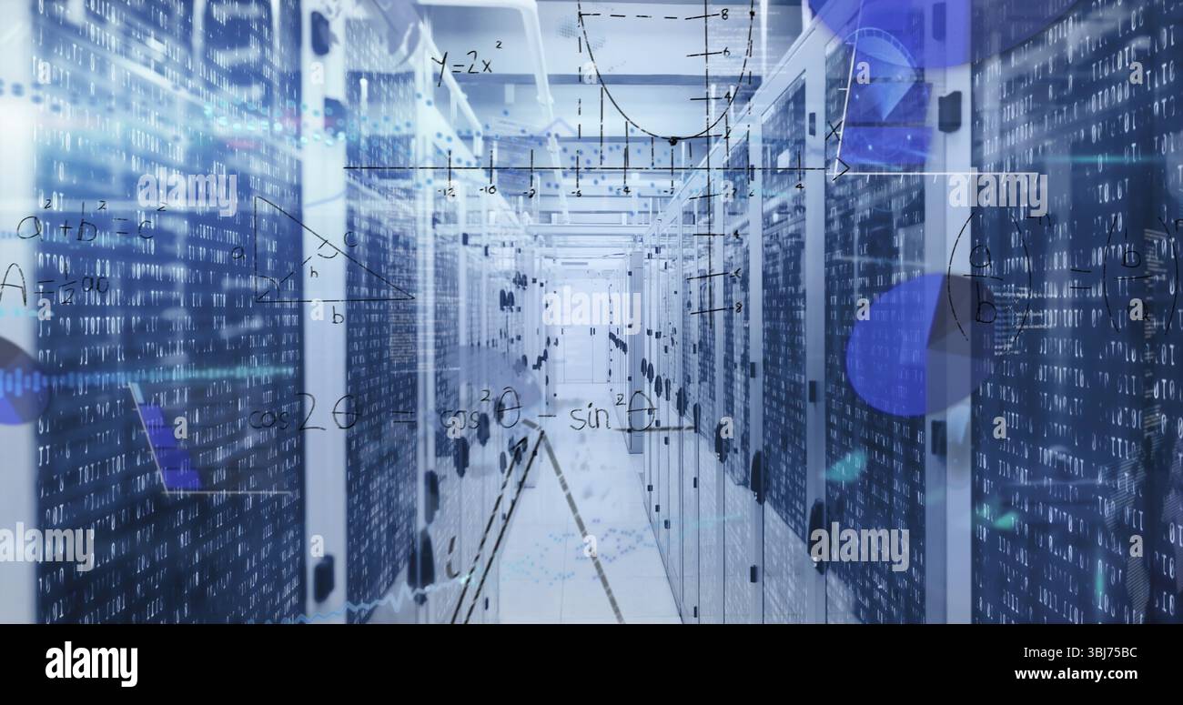 Data center corridor showing hi-res stock photography and images - Alamy