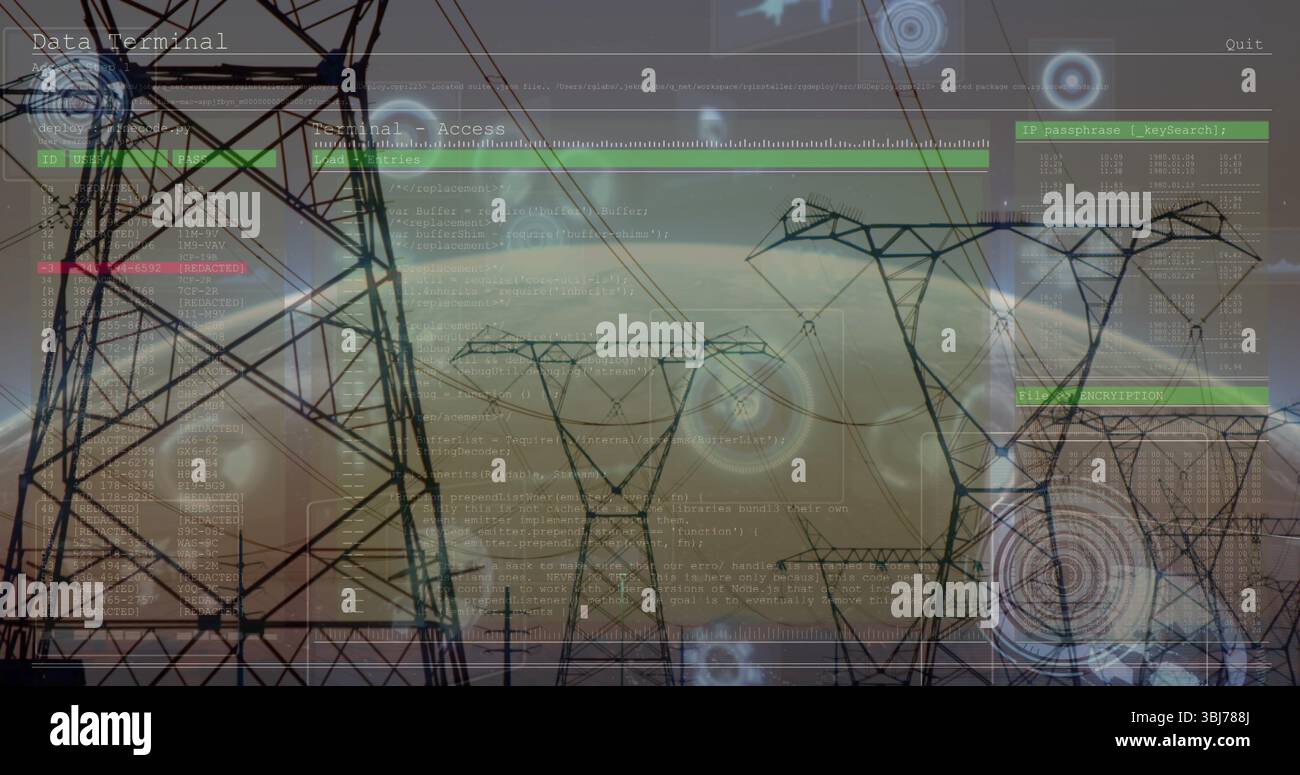 Extending high voltage towers hi-res stock photography and images - Alamy