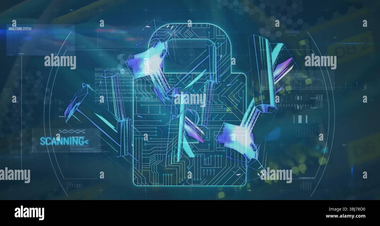 Hovering circuit board head hi-res stock photography and images - Alamy