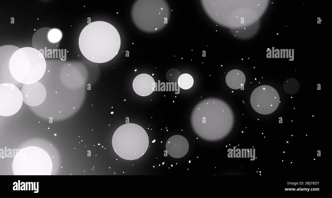 Scattered particles in dark space hi-res stock photography and images ...