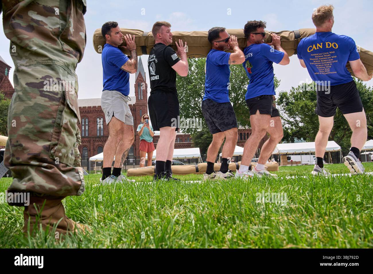 Army SSG Jason Craig, from left, Army Sgt. Blake Oakley, Army 1st Lt ...